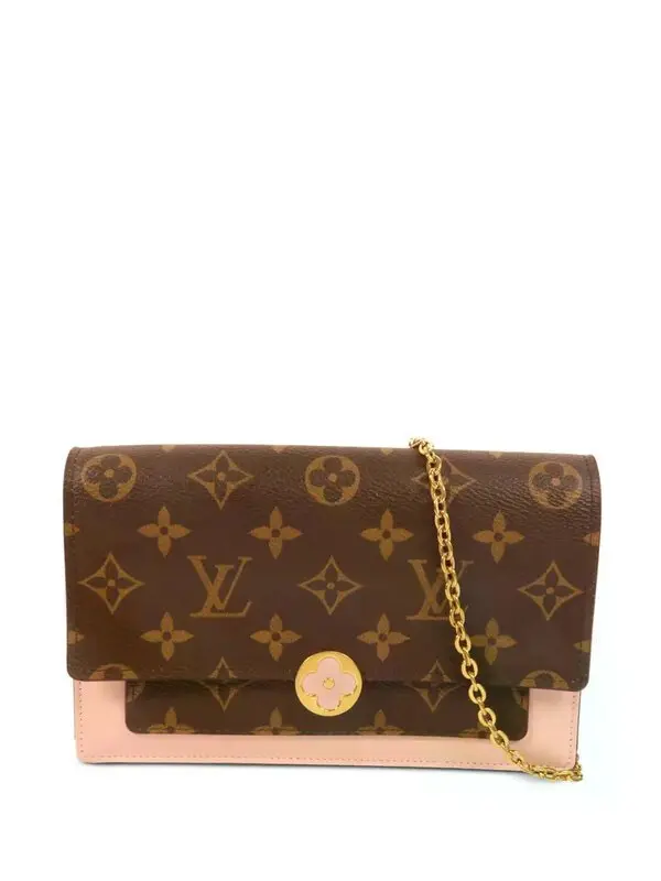 LOUIS VUITTON Flore Monogram Chain Wallet Shoulder Bag