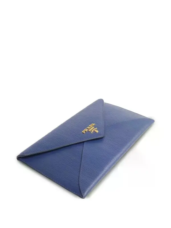 Prada Envelope Leather Wallet