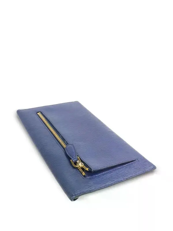 Prada Envelope Leather Wallet