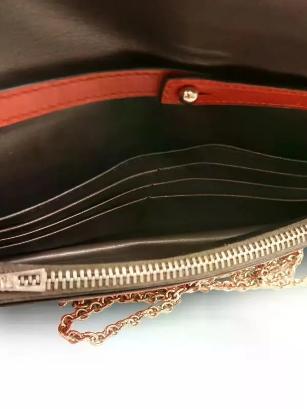 Loewe Anagram Leather Clutch Bag