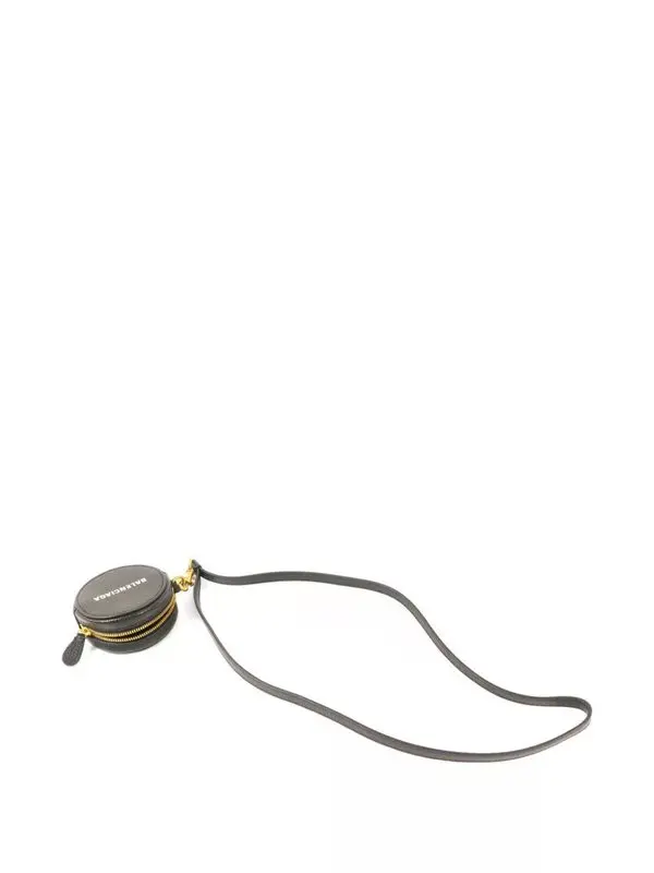 Balenciaga Logo-print Circular Coin Case