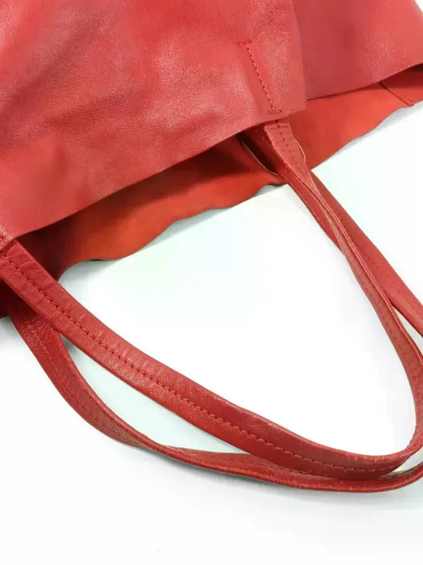 Celine Calfskin Tote Bag - Red