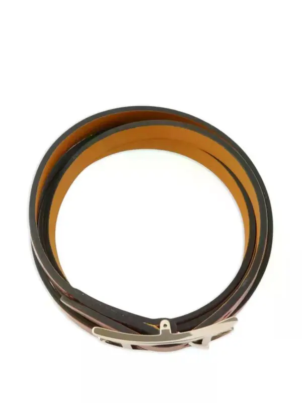 Hermès Hapi 3 Calfskin Bracelet - Red