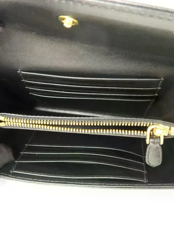 Prada Logo Plaque Clutch Bag