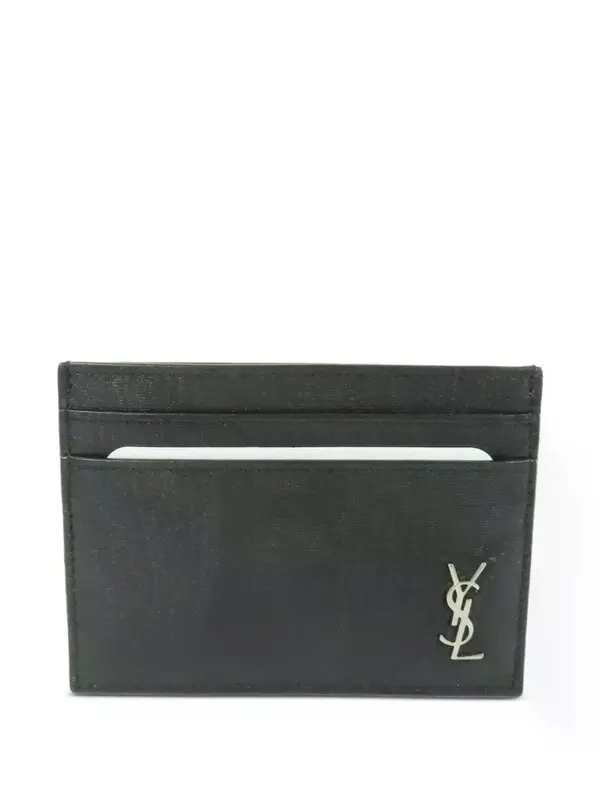 Saint Laurent Logo-detail Wallet - Black
