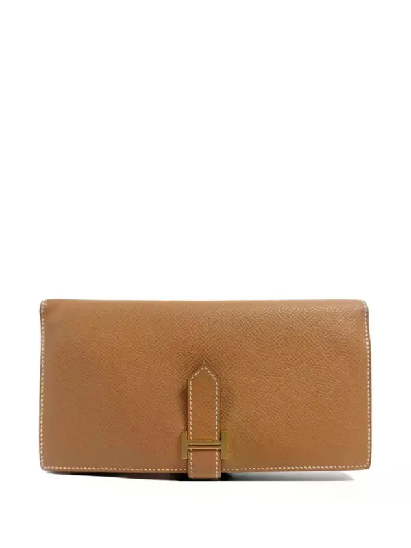 Hermès Bearn Epsom Leather Wallet - Neutrals