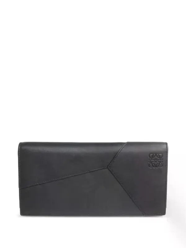 Loewe Puzzle Leather Wallet - Black