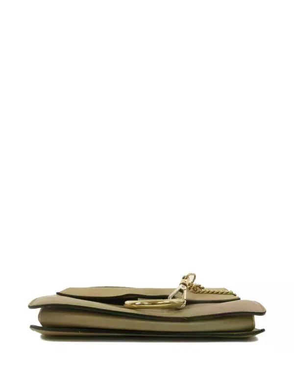 Chloé Faye Leather Shoulder Bag - Neutrals