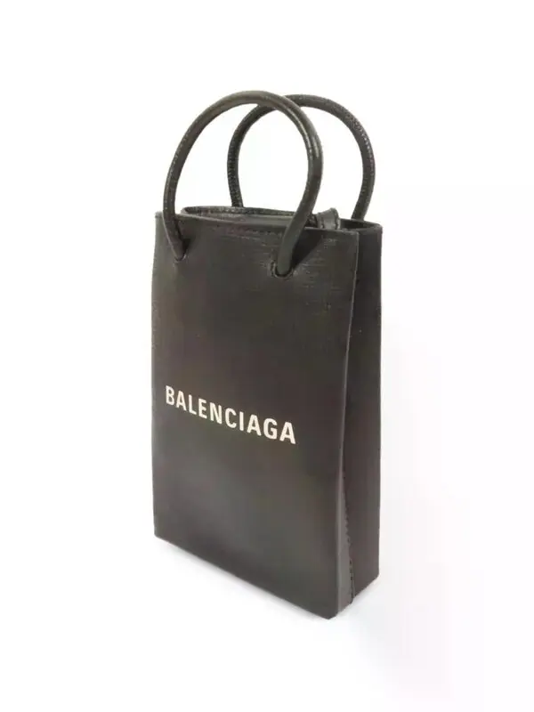Balenciaga Logo-print Crossbody Bag - Black