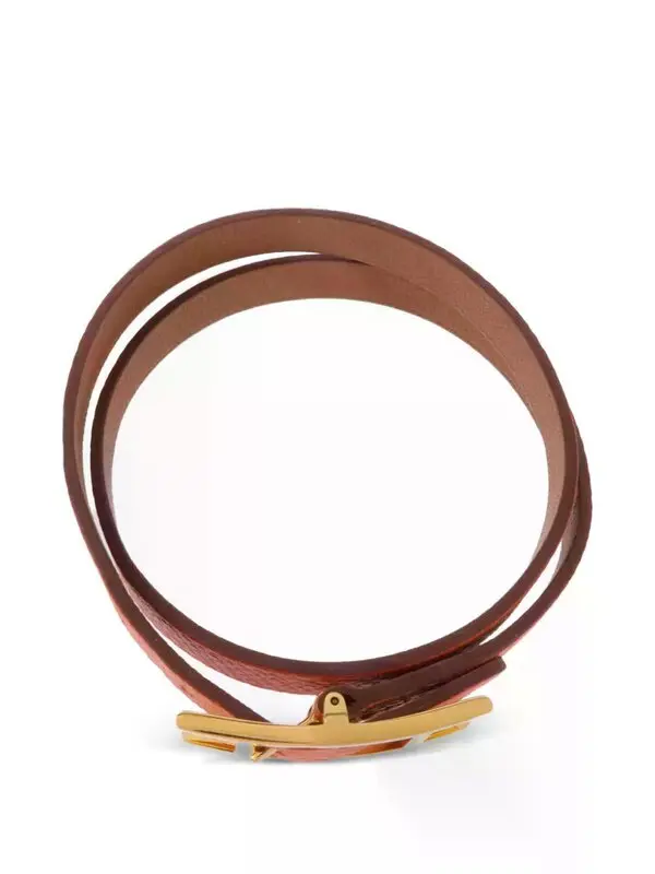 Hermès Behapi Double Tour Bracelet - Orange