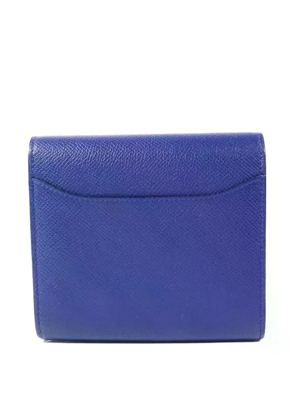 Hermès Constance Leather Wallet - Blue