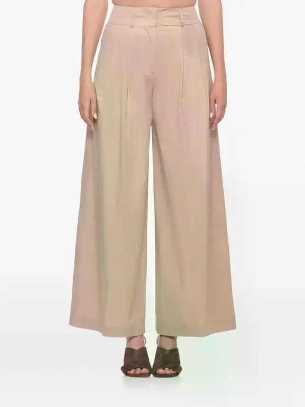 Peserico Pleated Wide-leg Trousers