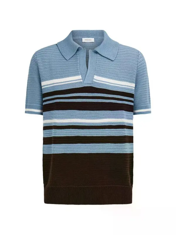FERRAGAMO Cotton Knit Polo Shirt