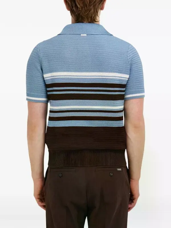 FERRAGAMO Cotton Knit Polo Shirt