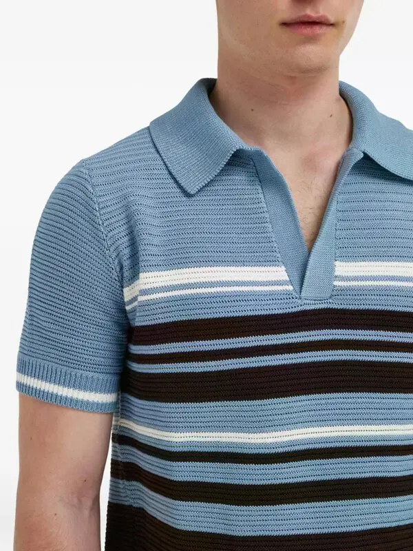 FERRAGAMO Cotton Knit Polo Shirt
