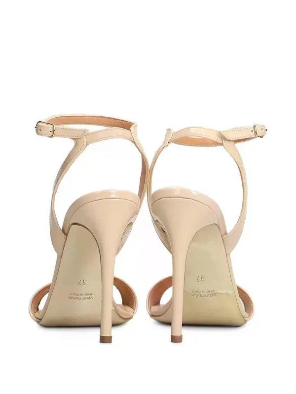 THE SELLER Patent-leather Ankle-strap Sandals