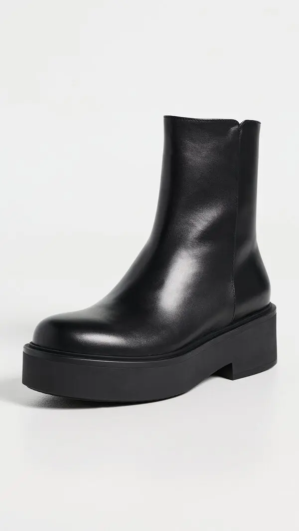 GIANVITO ROSSI Hiro Vitello Zip Up Boots
