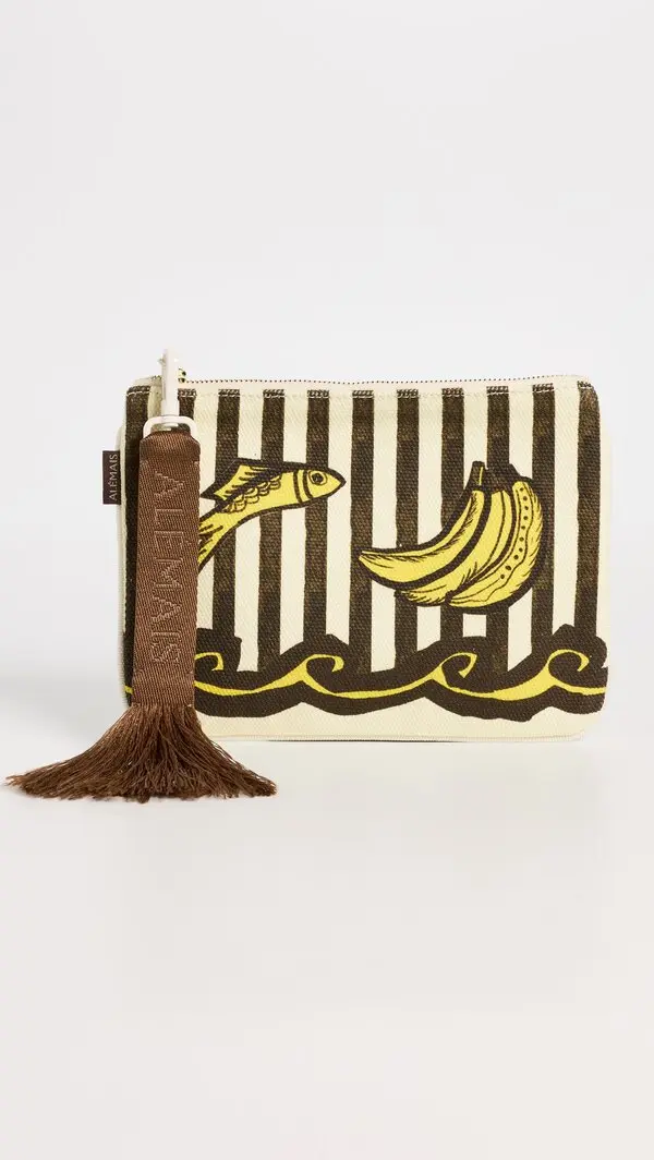 ALEMAIS Mona Clutch With Fringe Trim - Multi