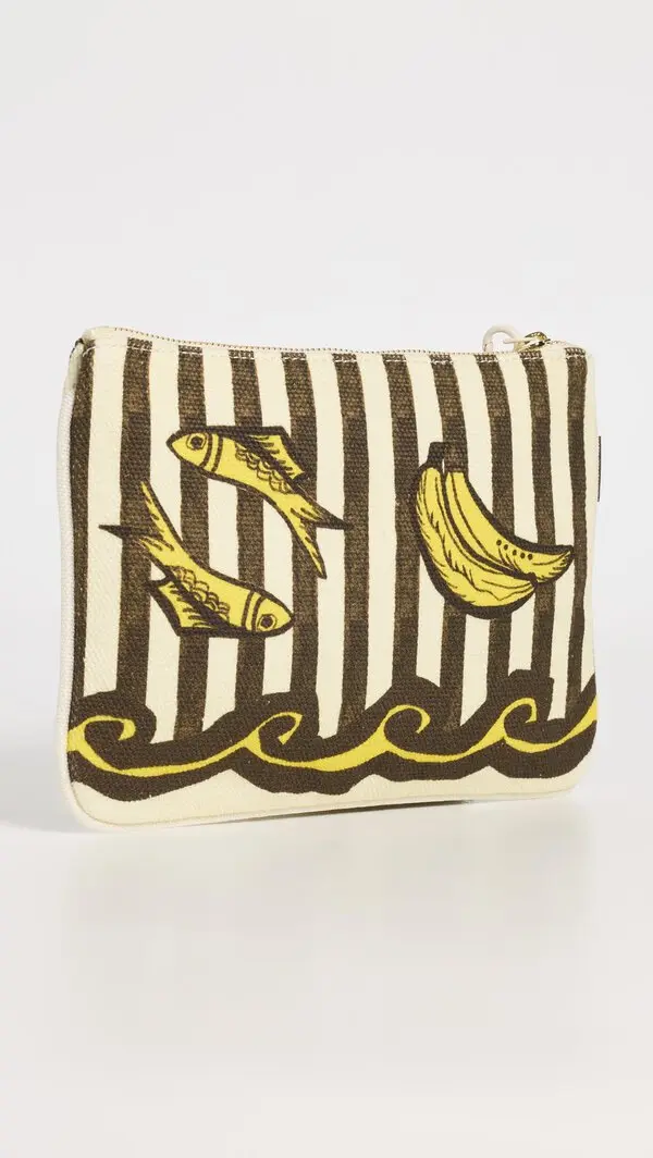 ALEMAIS Mona Clutch With Fringe Trim - Multi