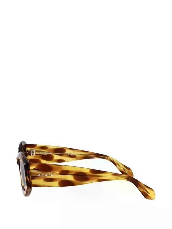 Alaïa Tortoiseshell Effect Cat-eye Frame Sunglasses