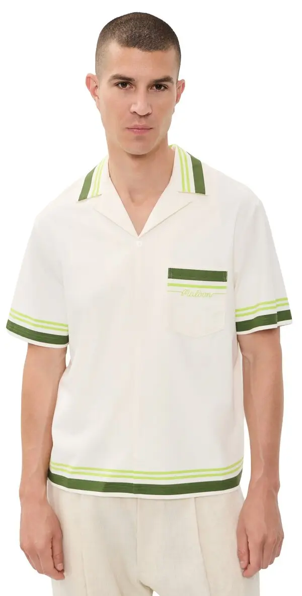MALBON Ventura Camp Shirt - Cream