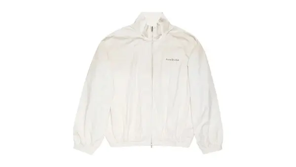Acne Studios Short Outerwear Coat - Dusty White