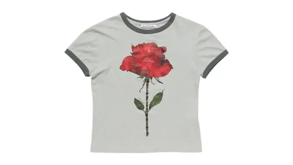 Acne Studios Graphic Rose T-shirt