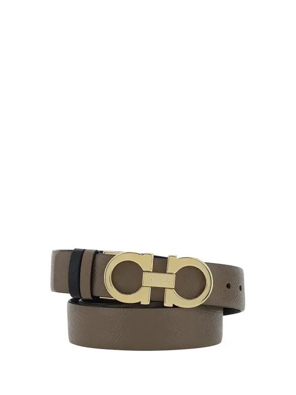 FERRAGAMO Reversible Belt - Brown