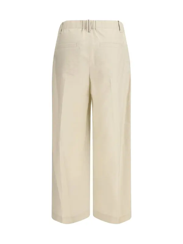 Brunello Cucinelli Cotton-blend Tailored Pants - Multicolor