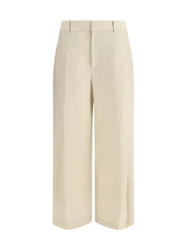 Brunello Cucinelli Cotton-blend Tailored Pants - Multicolor