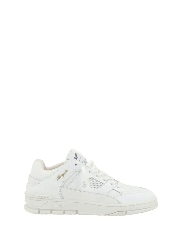 Axel Arigato Area Lo Sneakers With Perforated Detail And Signature Branding - White