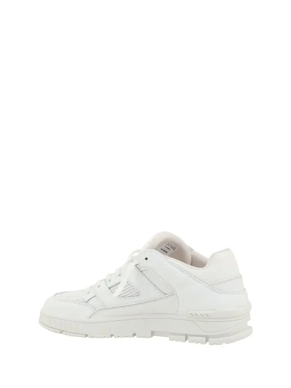 Axel Arigato Area Lo Sneakers With Perforated Detail And Signature Branding - White
