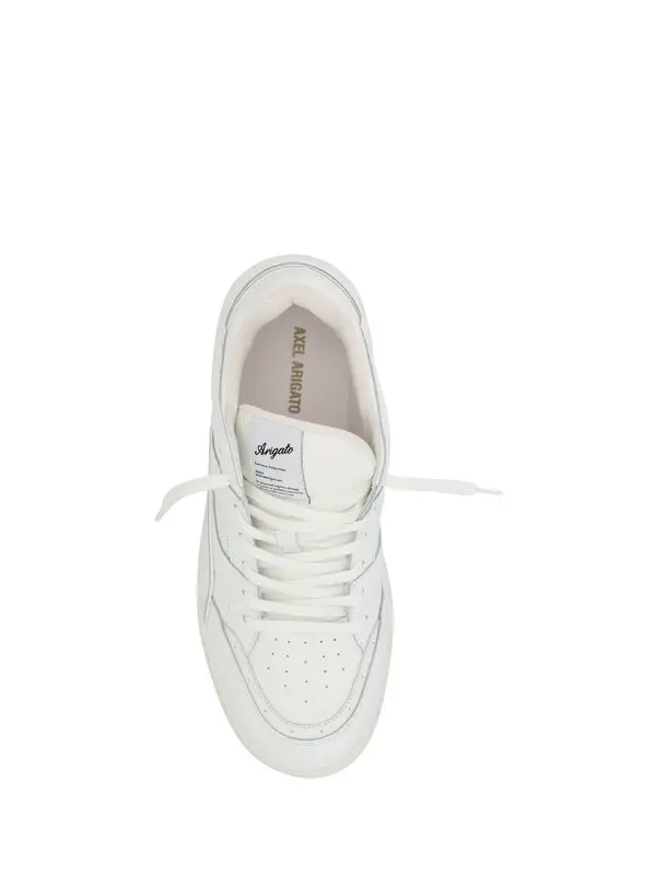 Axel Arigato Area Lo Sneakers With Perforated Detail And Signature Branding - White