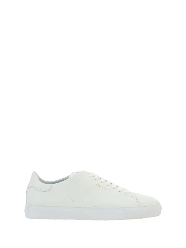 Axel Arigato Leather Sneakers With Round Toe And Lace-up Closure