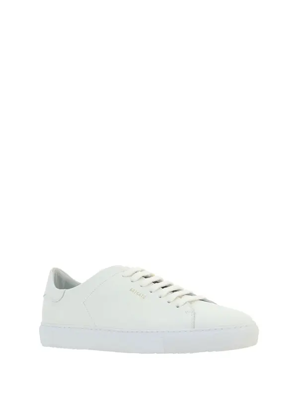 Axel Arigato Leather Sneakers With Round Toe And Lace-up Closure