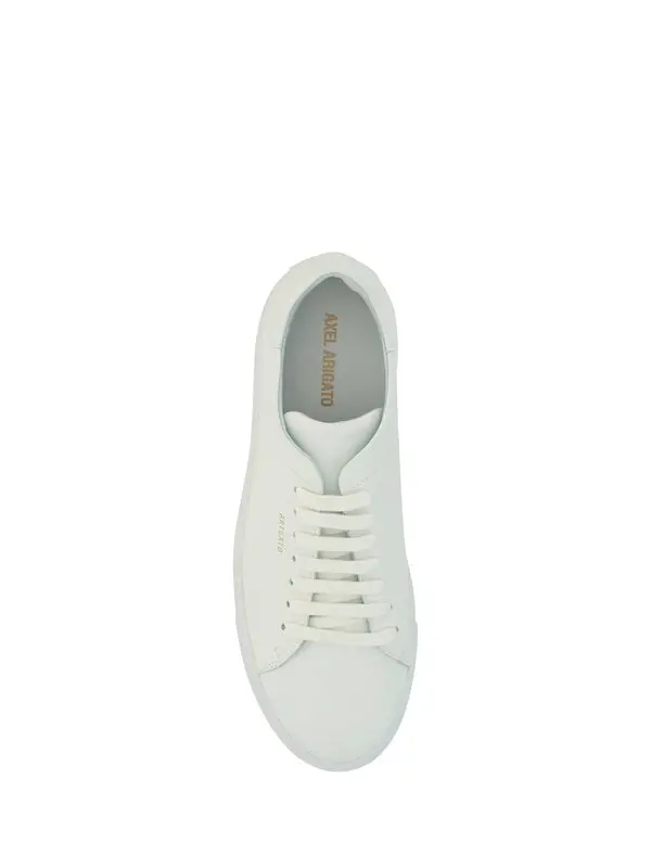 Axel Arigato Leather Sneakers With Round Toe And Lace-up Closure