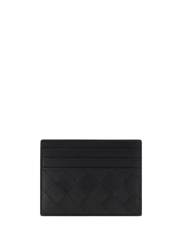 Bottega Veneta Card Holder With Iconic Intrecciato