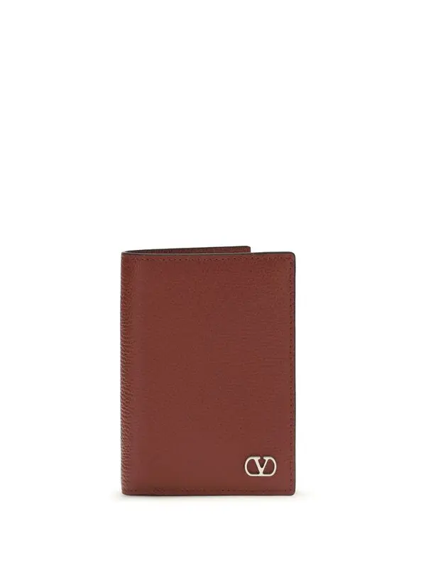 Valentino Garavani Vlogo Signature Card Holder - Red