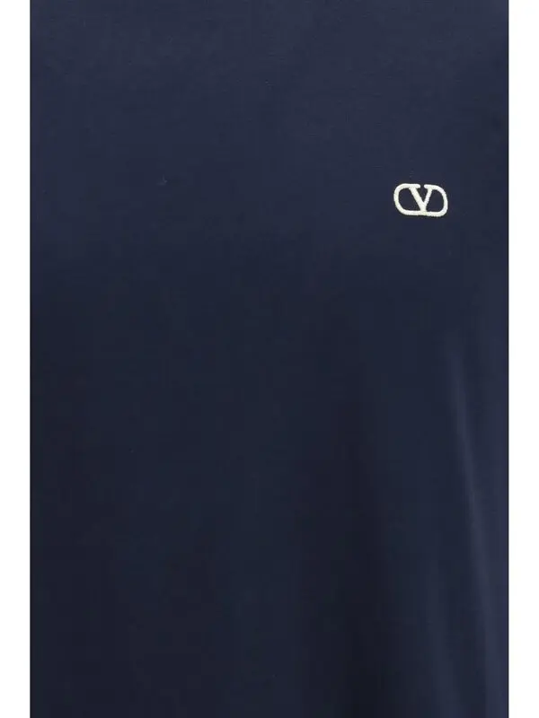Valentino Garavani Cotton Vlogo T-shirt - Blue