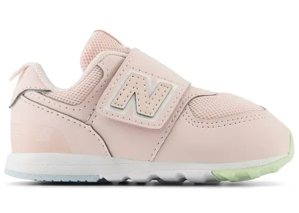 NEW BALANCE 574 Hook And Loop Sneakers - Shell Pink