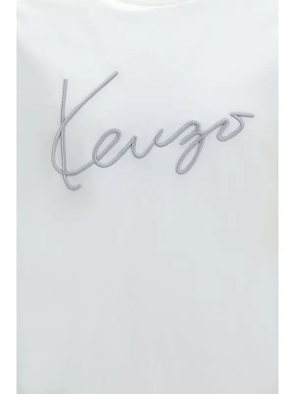 Kenzo Embroidered Signature Cotton T-shirt