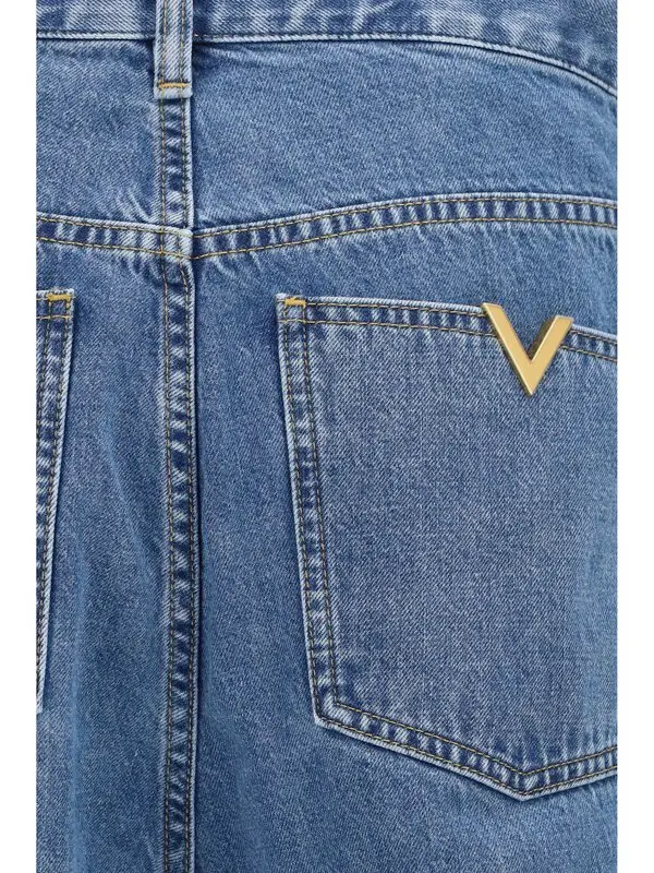 Valentino Garavani Straight-leg Denim Jeans - Blue