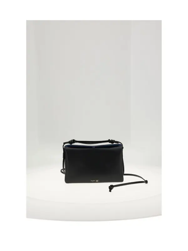 Celine Trio Flap Bag - Black