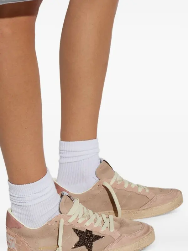GOLDEN GOOSE Ball Star Leather Sneakers - Multicolor