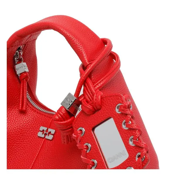 GANNI Hobo Mini Bag - Red