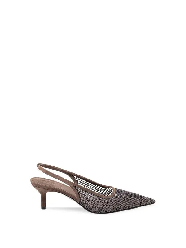 Brunello Cucinelli High Heel Slingback Pumps - Multicolor