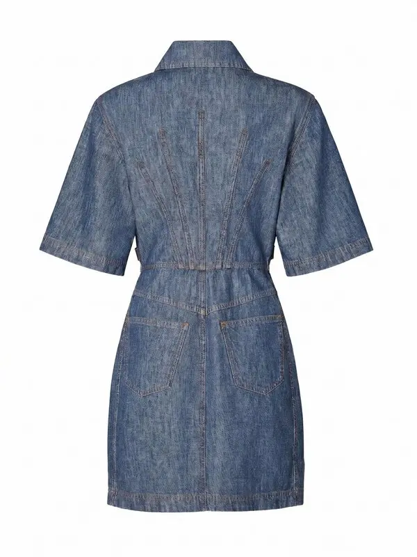 Fendi Chambray Denim Dress