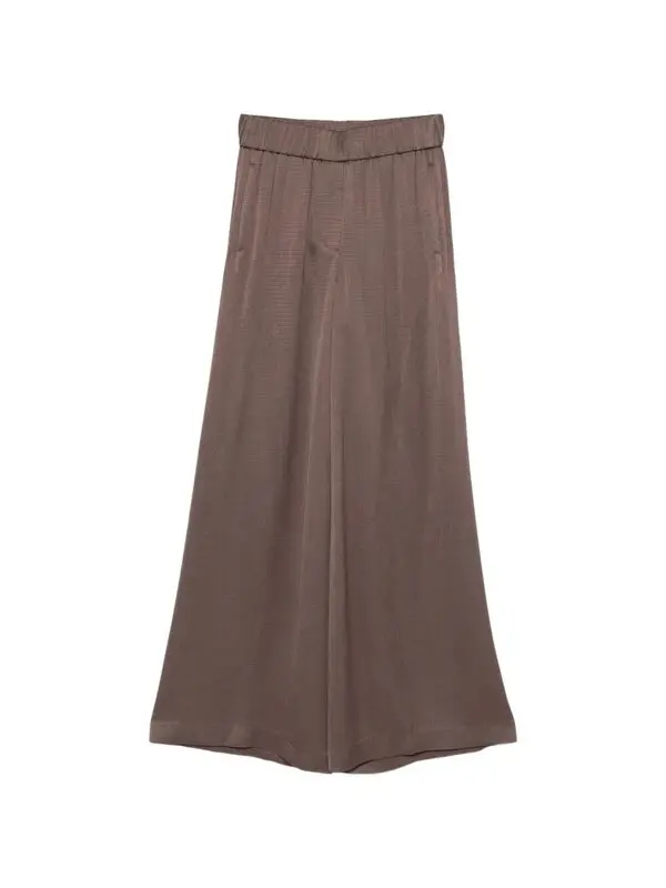 Peserico Acetate Wide Leg Pants - Multicolor