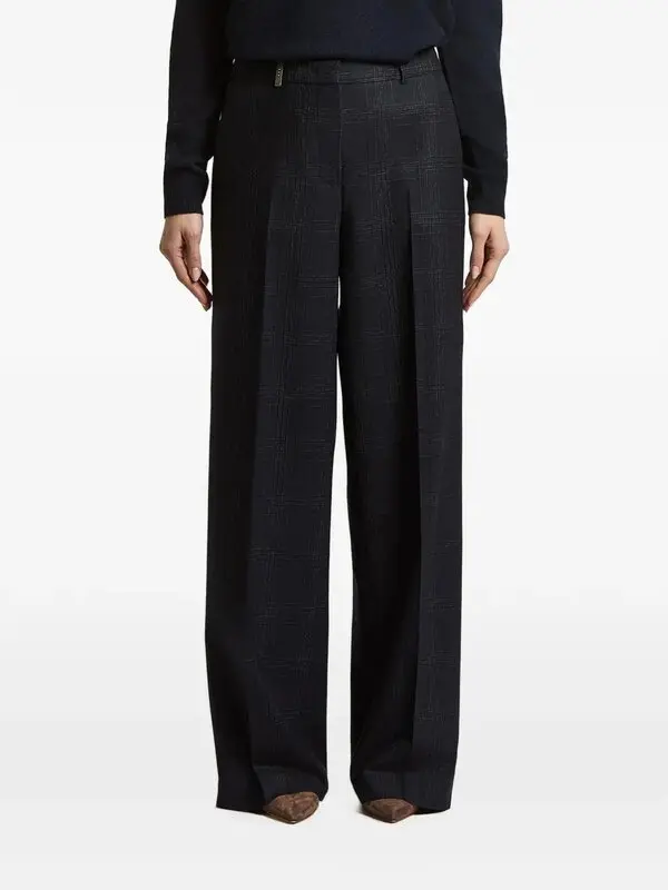 Peserico Acetate Wide Leg Pants
