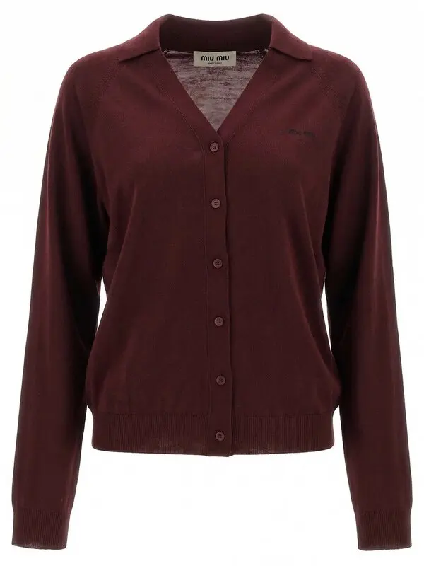 Miu Miu Wool Cardigan - Multicolor